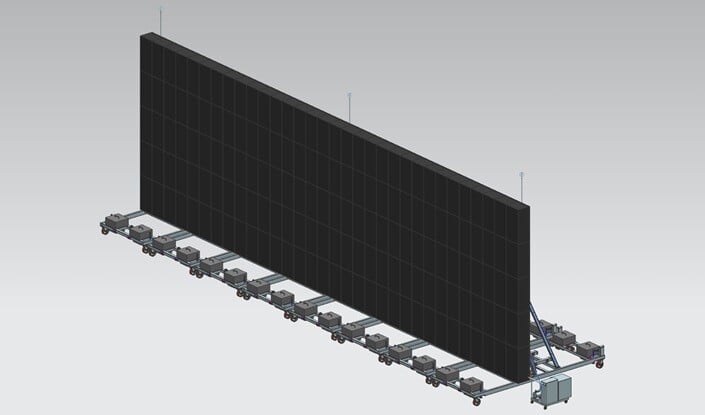 Portable wall system for RF protection