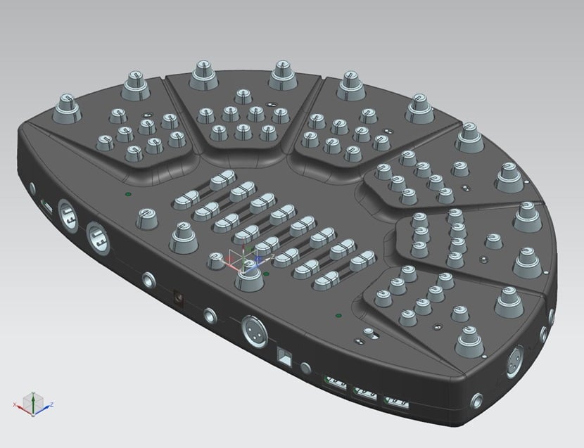 Product design on audio mixer JamHub